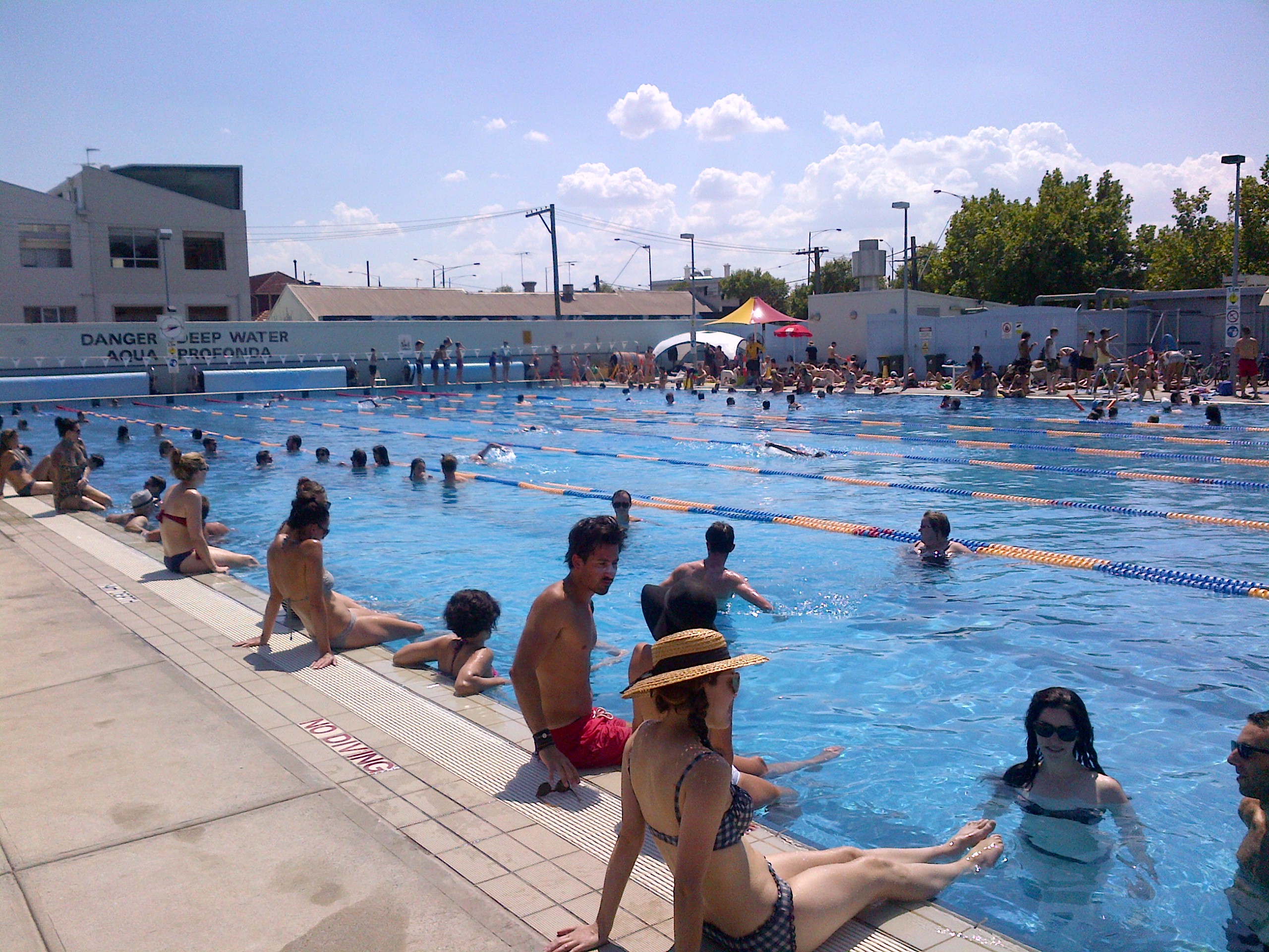 People Watching at Fitzroy Pools | About Susanna